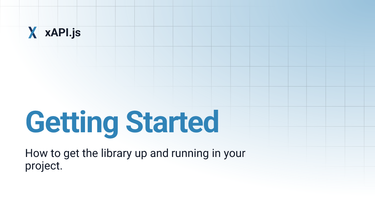 Getting Started | xAPI.js