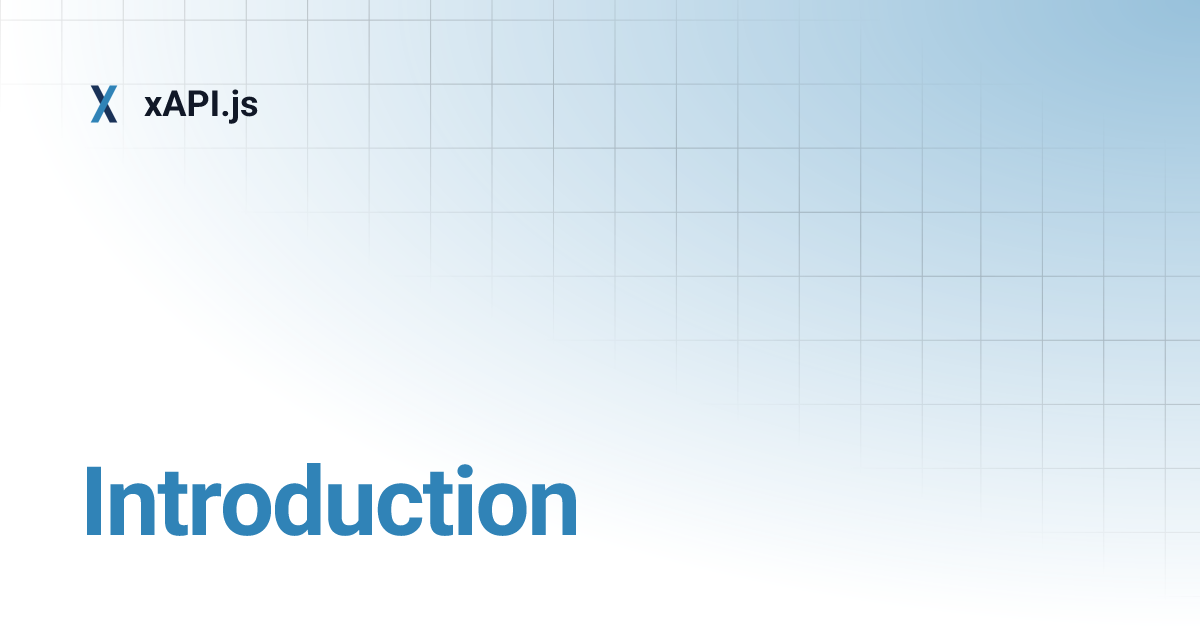 Introduction | xAPI.js